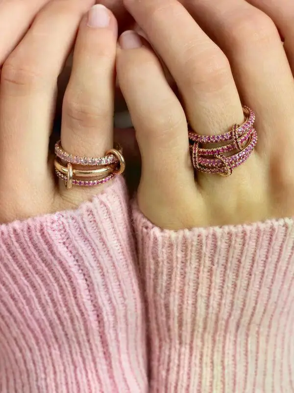 SPINELLI KILCOLLIN Norah Sapphire Ring - Pink