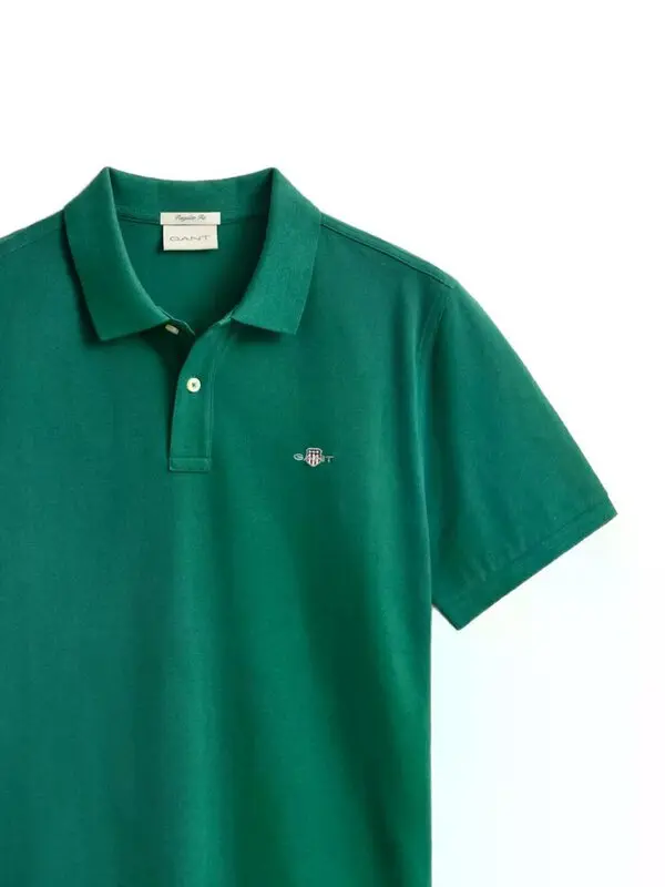 Gant Buttoned Polo Shirt - Green