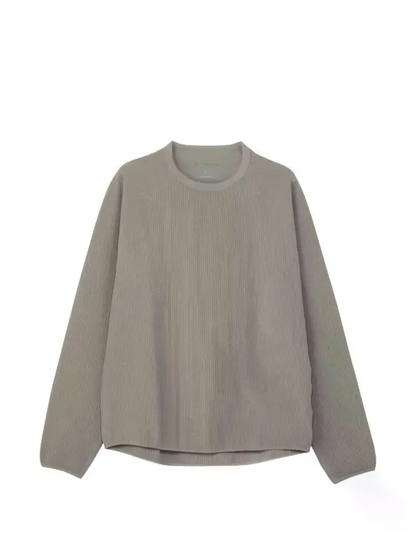 GOLDWIN Waffle-knit Raglan-sleeve T-shirt - Neutrals