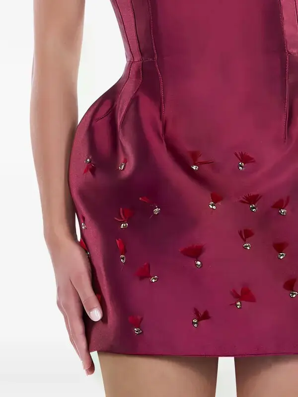 ARAFTU Embellished Off-the-shoulder Dress