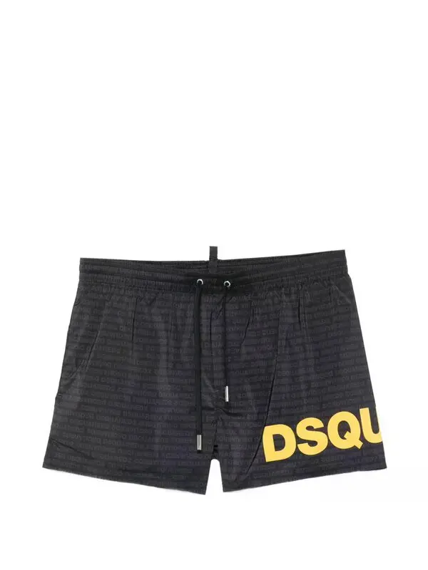 Dsquared2 Logo-print Swim Shorts - Black