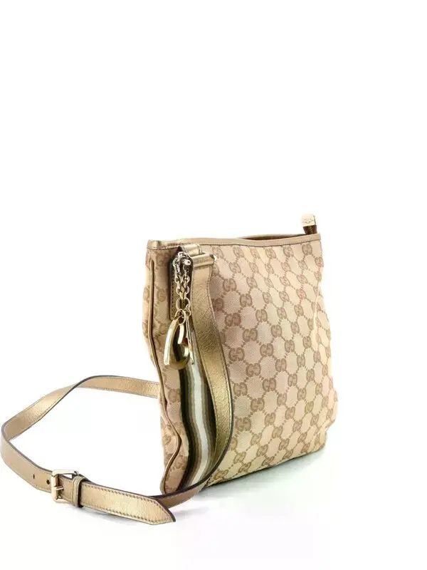 Gucci Jolicoeur Messenger Bag Gg Canvas Crossbody Bag - Brown