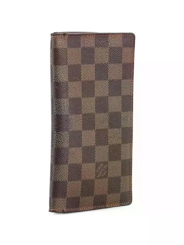 LOUIS VUITTON Brazza Wallet Damier Small Wallets - Brown