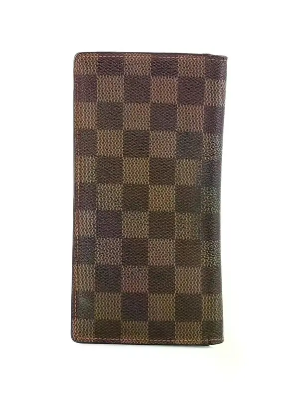 LOUIS VUITTON Brazza Wallet Damier Small Wallets - Brown