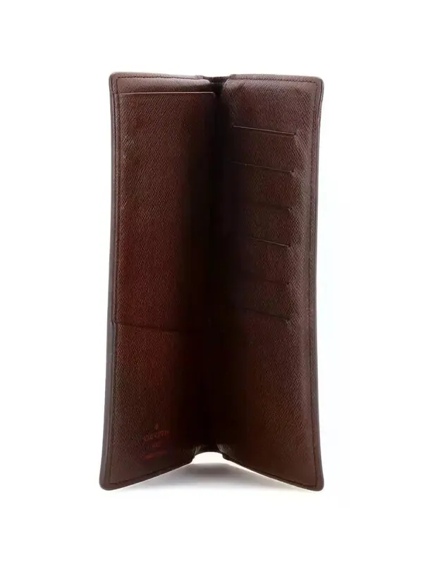 LOUIS VUITTON Brazza Wallet Damier Small Wallets - Brown