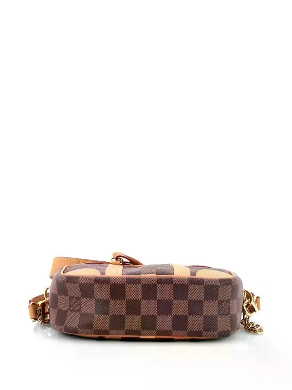 LOUIS VUITTON Valisette Souple Handbag Damier With Leather Bb Satchel - Brown