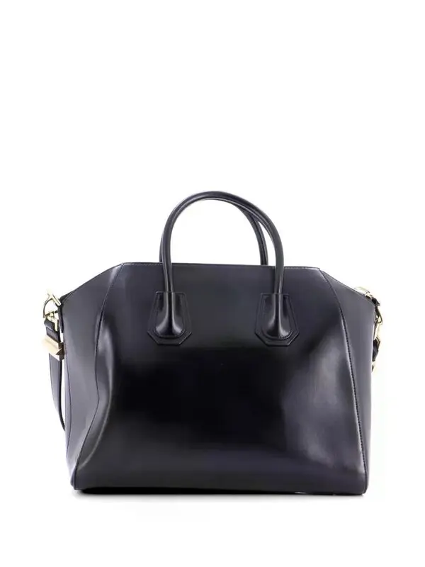Givenchy Antigona Small Satchel Glazed Leather - Black