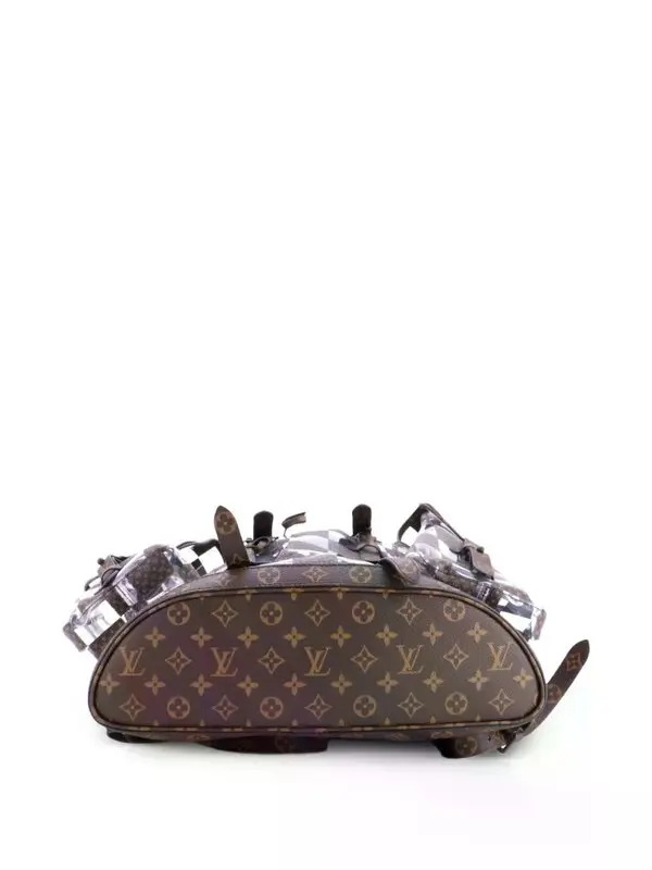 LOUIS VUITTON Christopher Limited Edition Monogram Chess Gm Backpack - Brown