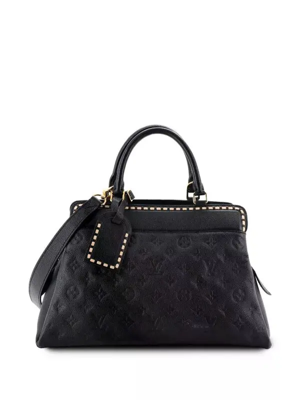 LOUIS VUITTON Vosges Mm Satchel Whipstitch Monogram Empreinte Leather