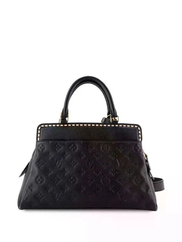 LOUIS VUITTON Vosges Mm Satchel Whipstitch Monogram Empreinte Leather
