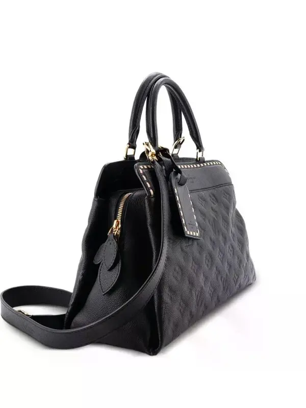 LOUIS VUITTON Vosges Mm Satchel Whipstitch Monogram Empreinte Leather