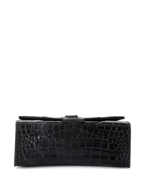 Balenciaga Hourglass Top Handle Xs Satchel - Black