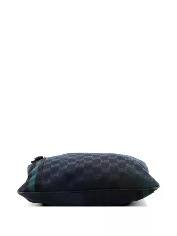 Gucci Jolicoeur Messenger Bag Gg Canvas - Black