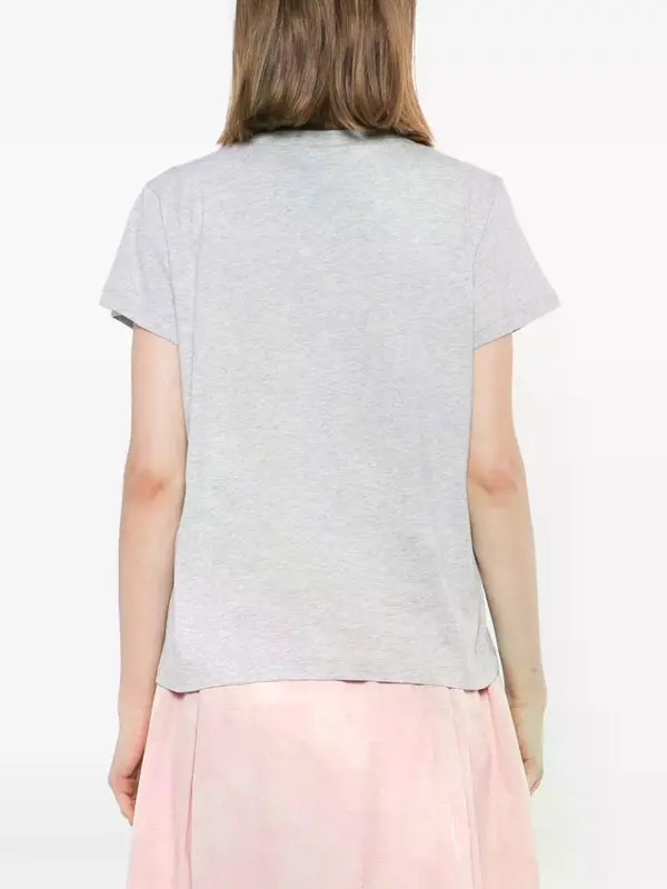 AGNES B. Cotton Brando T-shirt - Grey