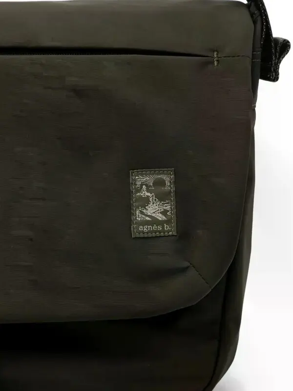 AGNES B. Large Trip Shoulder Bag - Green