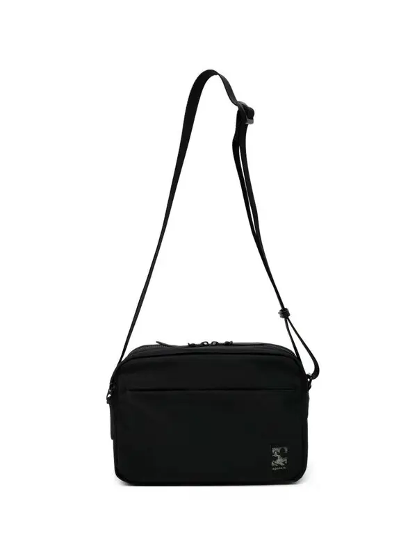 AGNES B. Medium Trip Messenger Bag - Black