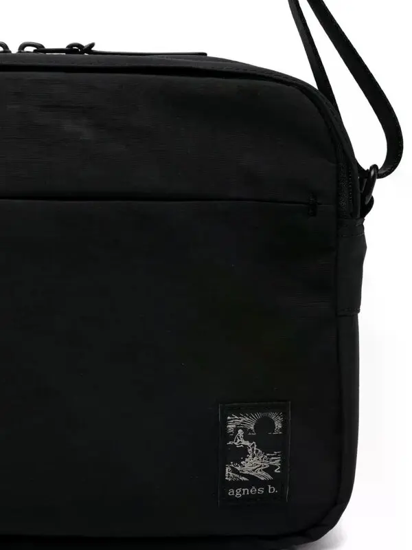 AGNES B. Medium Trip Messenger Bag - Black