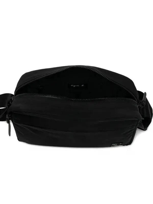 AGNES B. Medium Trip Messenger Bag - Black