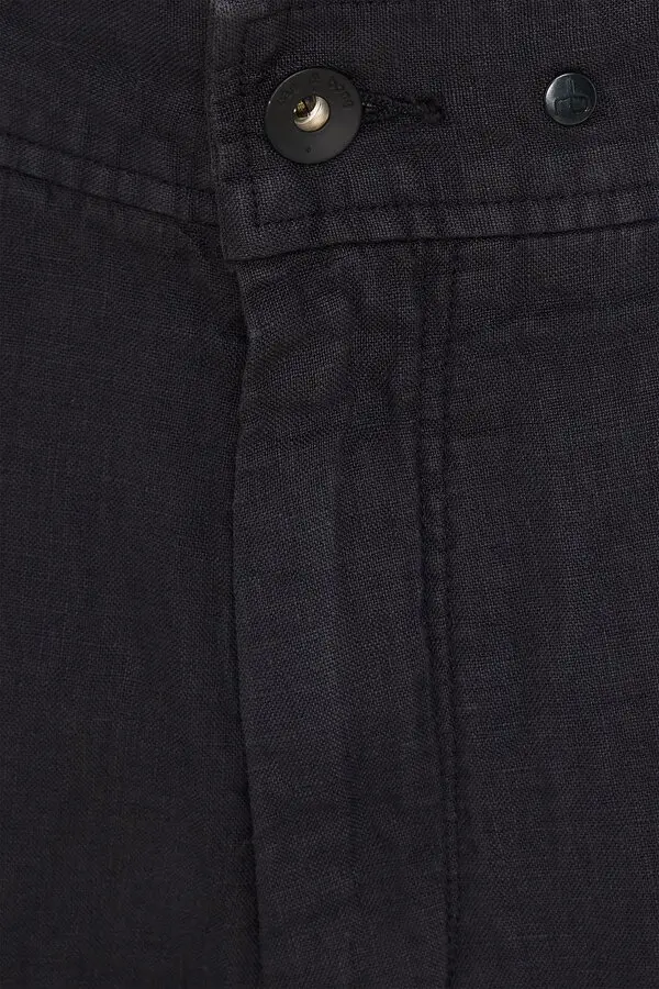 Rag & Bone Haydon Linen Shorts - Black