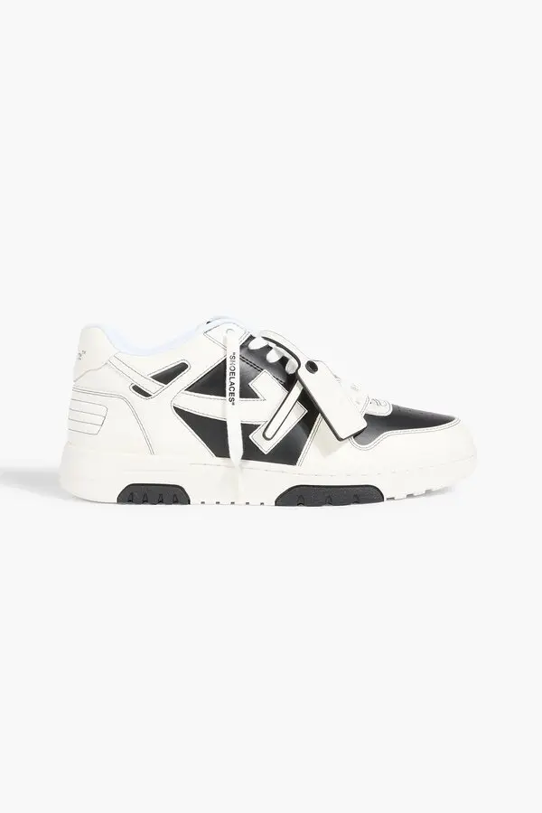 Off-White Out Of Office Leather Sneakers - Black