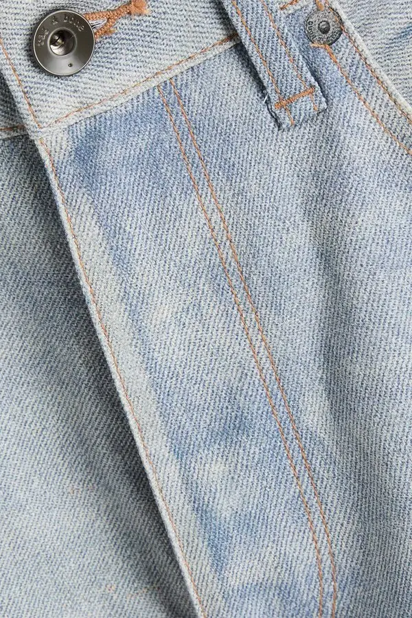 Rag & Bone Fit 4 Miramar Denim-effect Pants - Light Blue