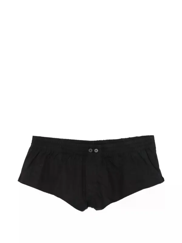 ENTIRE STUDIOS Elasticated-waistband Shorts - Black