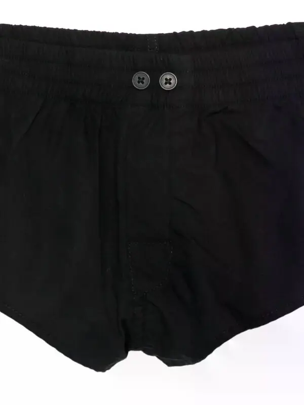 ENTIRE STUDIOS Elasticated-waistband Shorts - Black