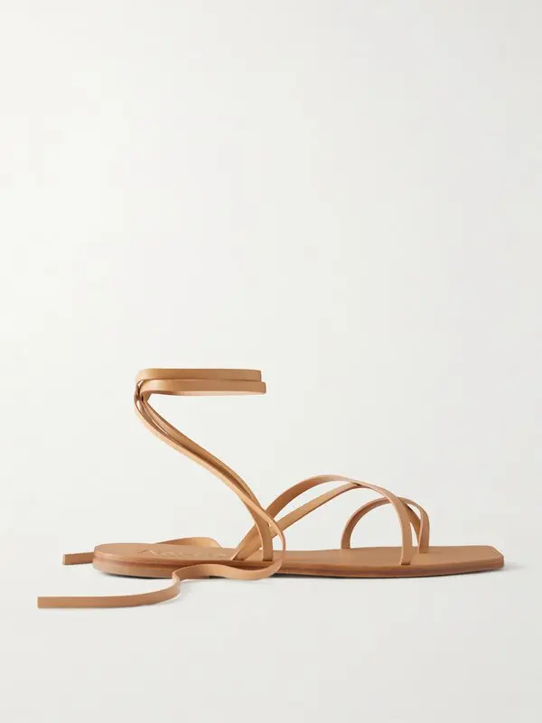AeydĒ Norah Leather Sandals - Brown