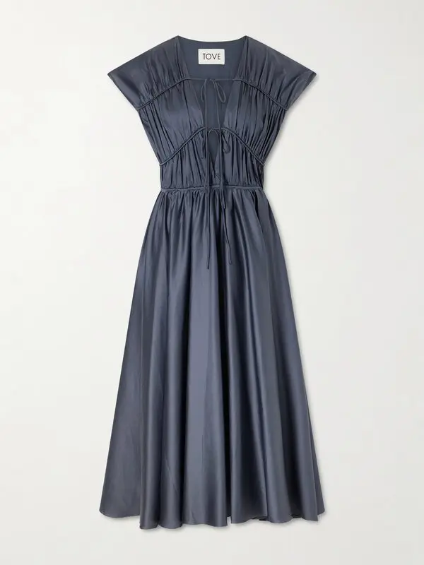Tove Organic Cotton Ceres Maxi Dress - Gray