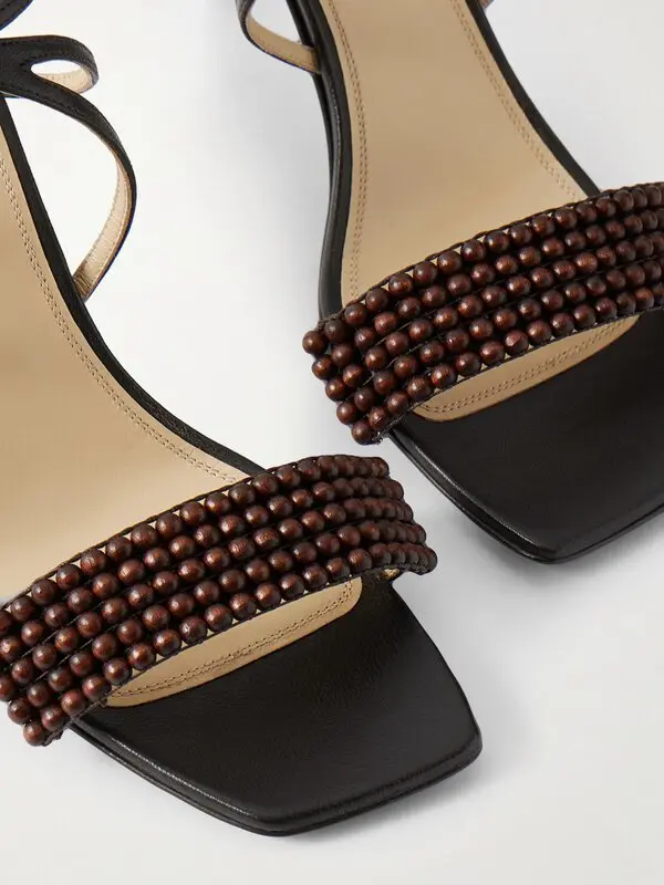 LEMAIRE Beaded Leather Sandals