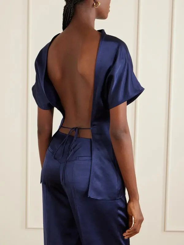 Tove Beatrix Dupioni Blouse - Blue