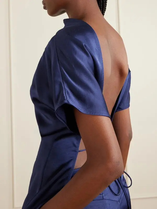 Tove Beatrix Dupioni Blouse - Blue