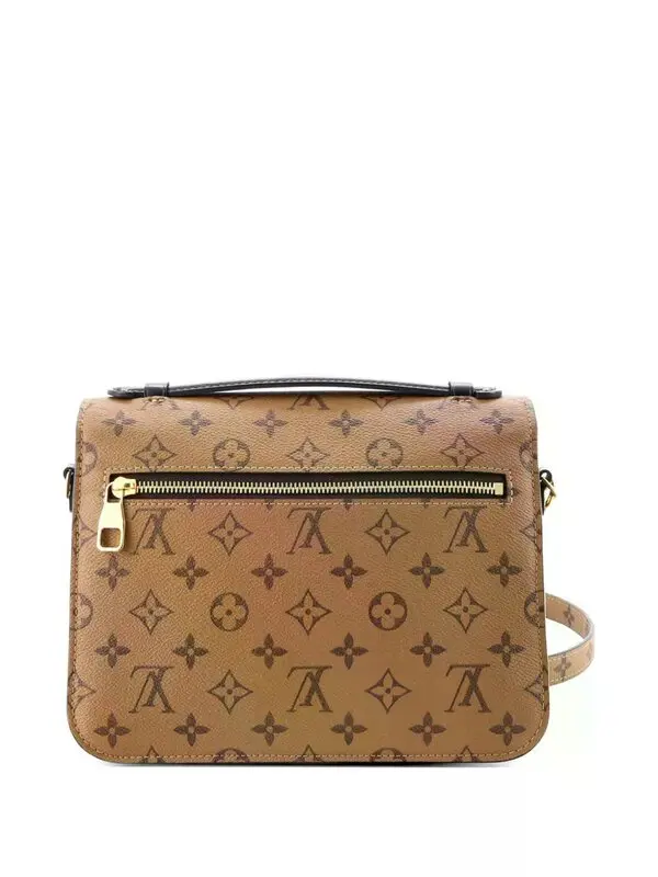 LOUIS VUITTON Pochette Metis Reverse Monogram Canvas Crossbody Bag - Brown