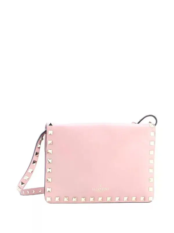 Valentino Garavani Rockstud Flip Lock Flap Bag - Pink