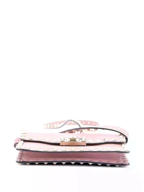Valentino Garavani Rockstud Flip Lock Flap Bag - Pink