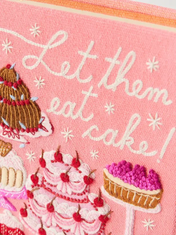 OLYMPIA LE-TAN Let Them Eat Cake! Appliquéd Clutch