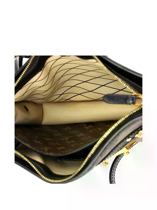 LOUIS VUITTON Trunk Reverse Monogram Canvas Clutch Bag - Brown