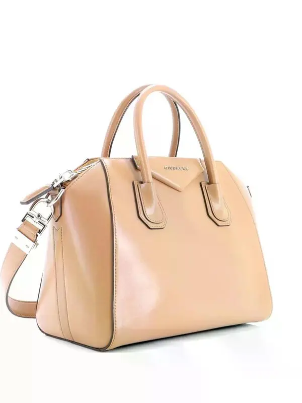 Givenchy Antigona Small Satchel Glazed Leather - Neutrals