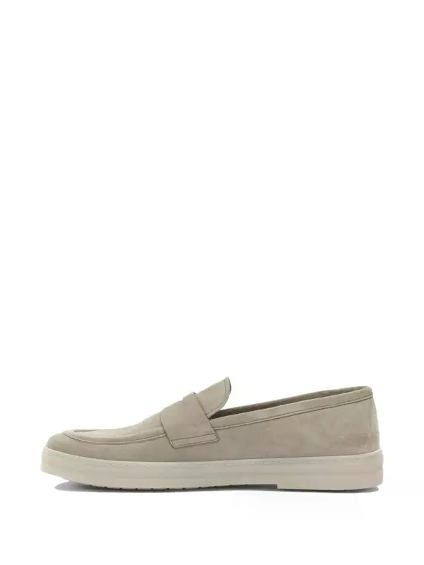 Prada Suede Loafers - Neutrals
