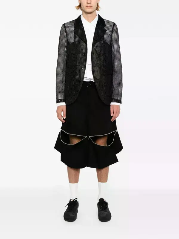 Comme Des Garçons Zip-detail Shorts