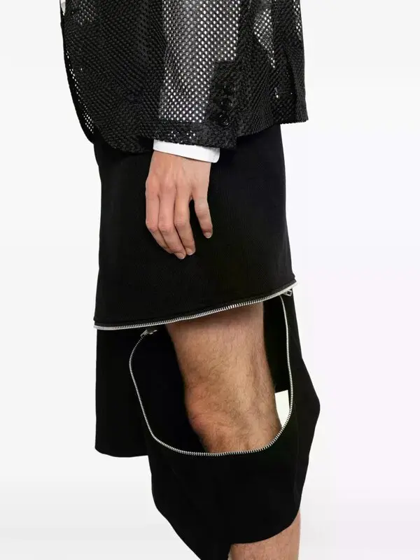 Comme Des Garçons Zip-detail Shorts