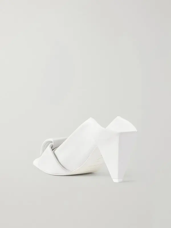 Loewe Origami Leather Pumps - White