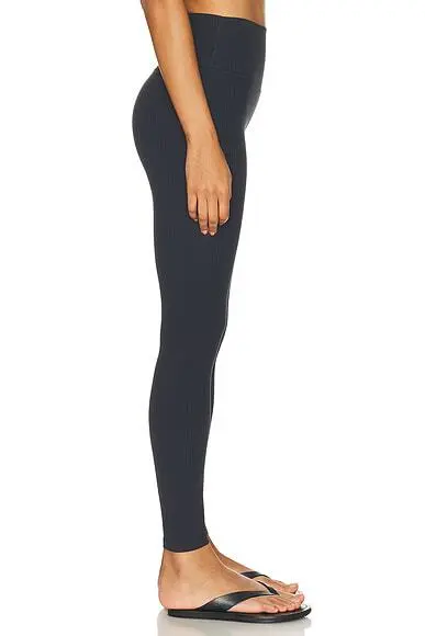 Splits59 Airweight Rib High Waist 7/8 Legging - Black
