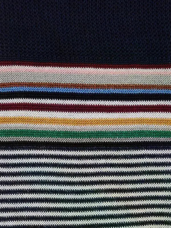 Paul Smith Striped Crew Socks - Blue