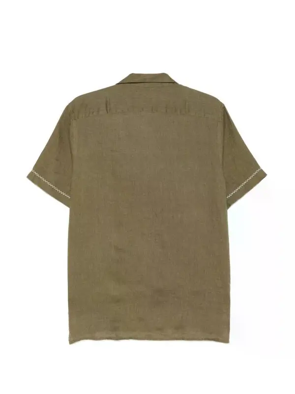 Paul Smith Embroidered Short-sleeve Shirt