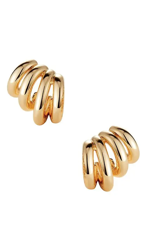Jenny Bird Monroe Hoop Earrings - High Polish Gold