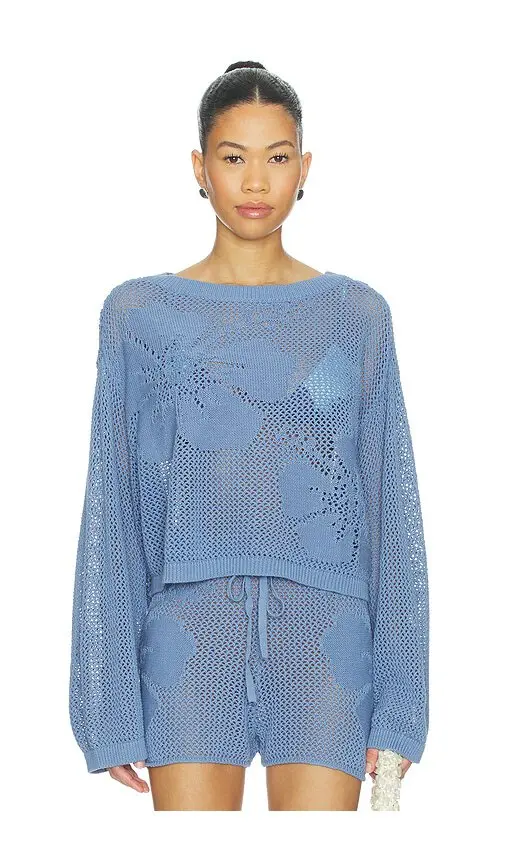 L*Space Island Time Sweater - Chambray