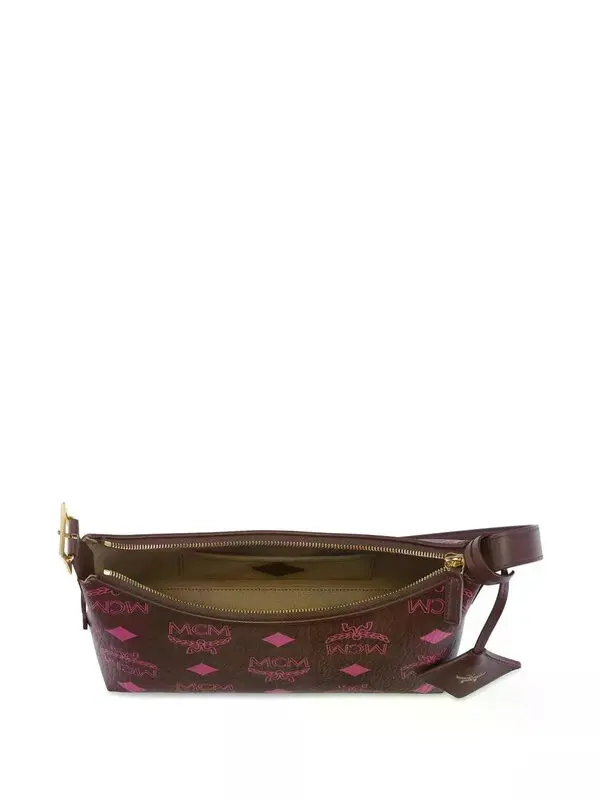 Mcm Maxi Visetos Arn Shoulder Bag - Brown
