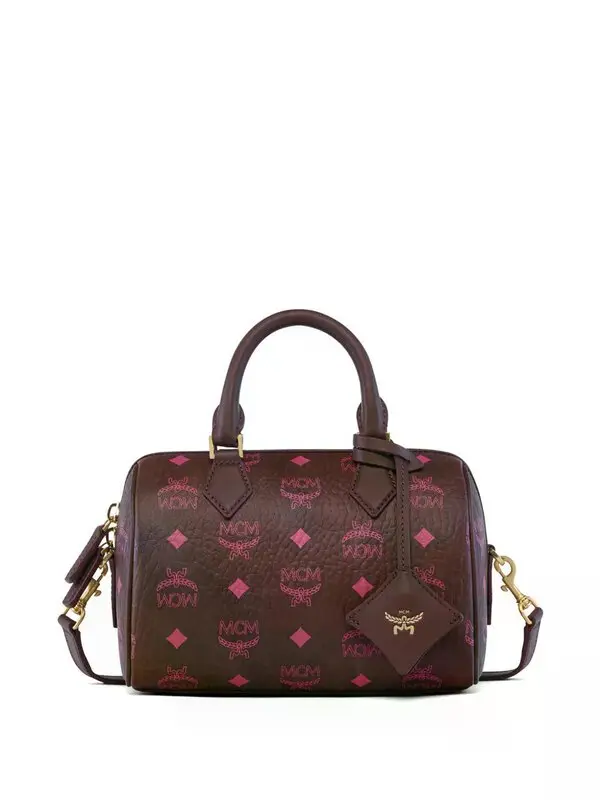 Mcm Maxi Visetos Ella Boston Bag