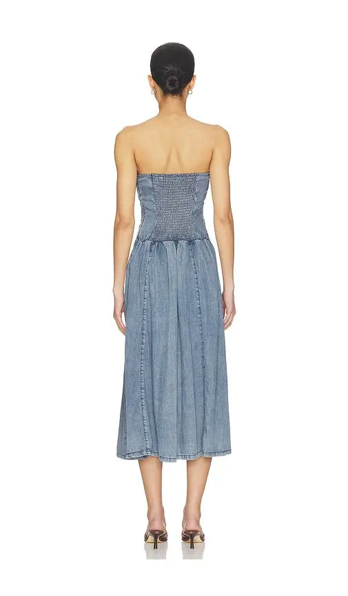 Heartloom Ronan Denim Corset Dress - River